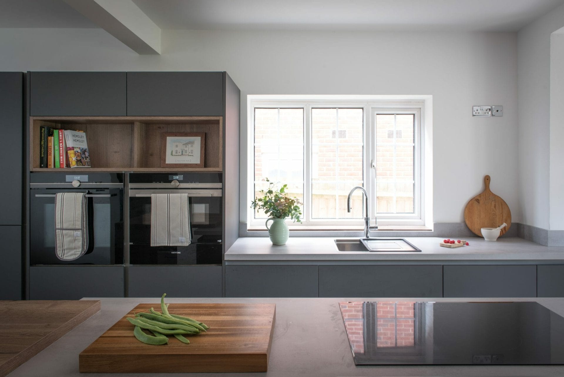 Dark Grey Ultra Matte Kitchen Project | Classic Interiors