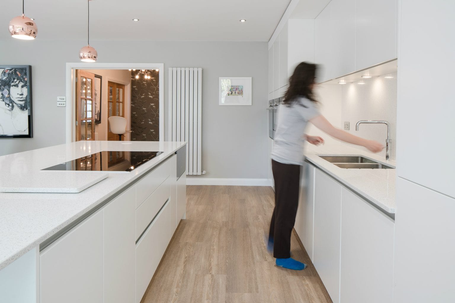 Stunning White Matt Kitchen Extension - Classic Interiors