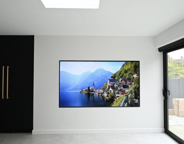Modern Black German Kitchen with Brass Handles - Classic Interiors